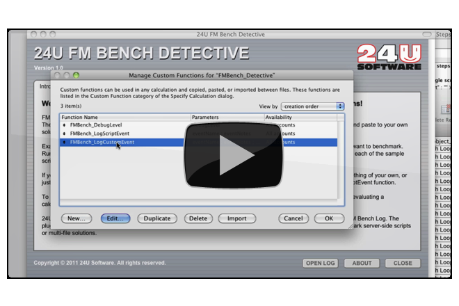 How 24U FM Bench Detective works | 24U Software